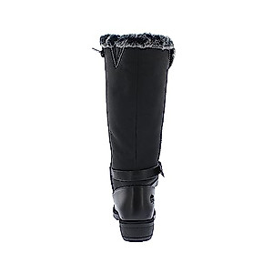 totes Women's Esther Snow Boot, Black, 10