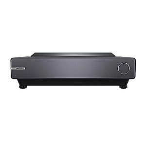 Hisense PX2-PRO Trichroma Ultra Short Throw Home Theater Projector, 90"-130", 4K UHD, Dolby Vision & Atmos, HDR10, 2400 ANSI Lumens, Google TV, Netflix