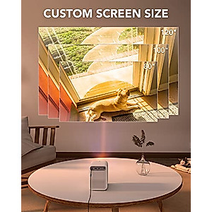 Ultra Compact Portable Projector & 4K HDMI Cable 6.6ft