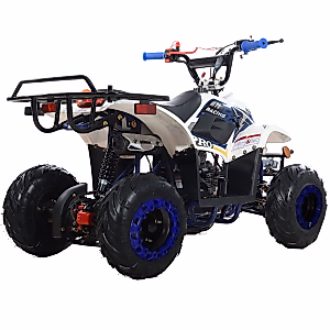 X-PRO Bolt 110 110cc ATV Quad Gas Powered 4 Wheeler ATVs Off Road 4 Wheelers(Blue)