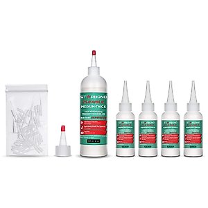 Starbond KEG-500 Flexible Medium Thick, Premium CA - Super Glue Plus Extra Bottles, Caps, and Microtips, 16 oz.