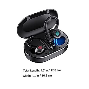 5. 1 ANC Wireless Headphone Portable Noise Cancelling Wireless Headset (Black) Gifts for Men Women