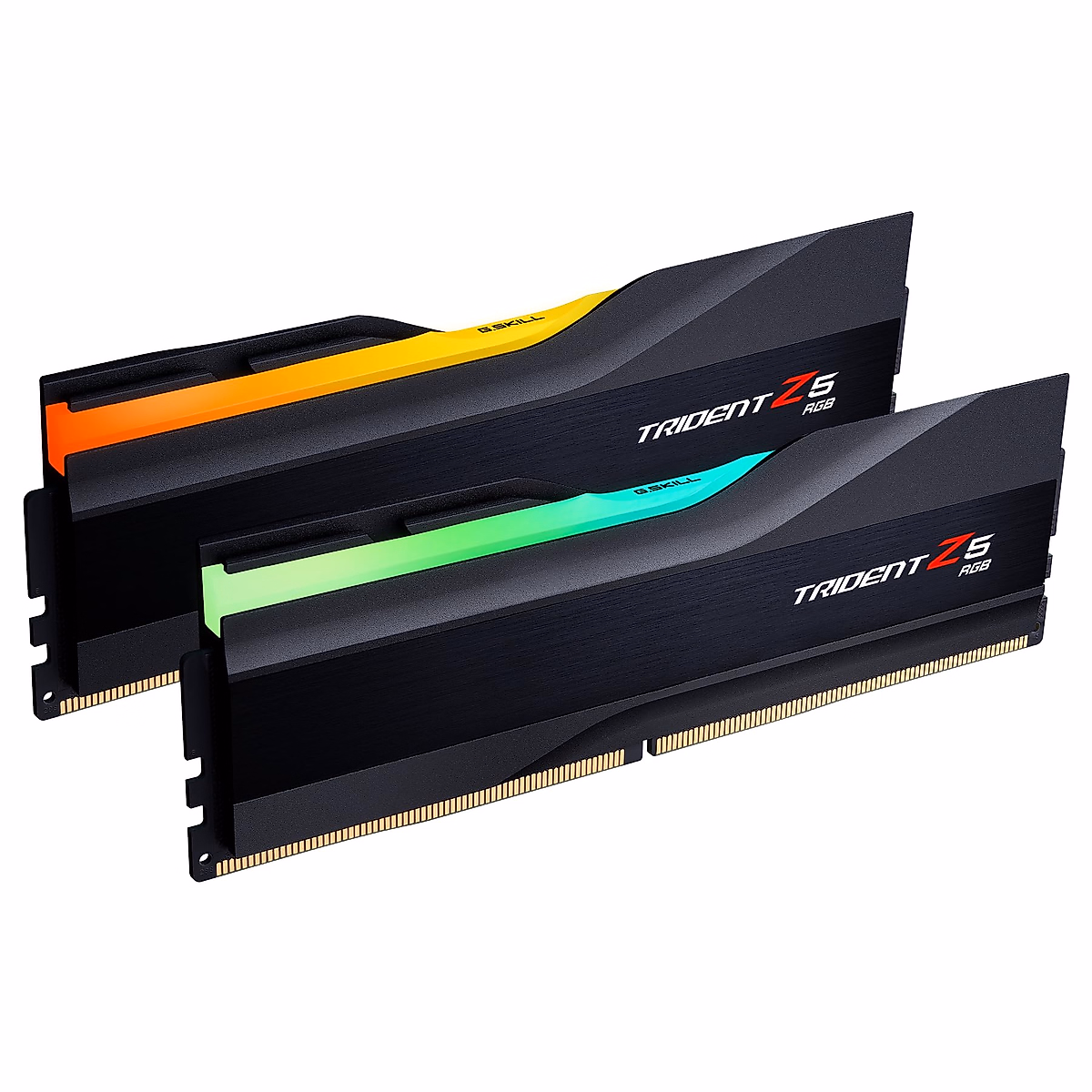 G.SKILL Trident Z5 RGB Series (Intel XMP 3.0) DDR5 RAM 32GB (2x16GB) 7800MT/s CL36-46-46-125 1.45V Desktop Computer Memory UDIMM - Matte Black (F5-7800J3646H16GX2-TZ5RK)