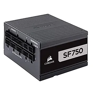 Corsair SF Series, SF750, 750 Watt, SFX, 80+ Platinum Certified, Fully Modular Power Supply (CP-9020186-NA)