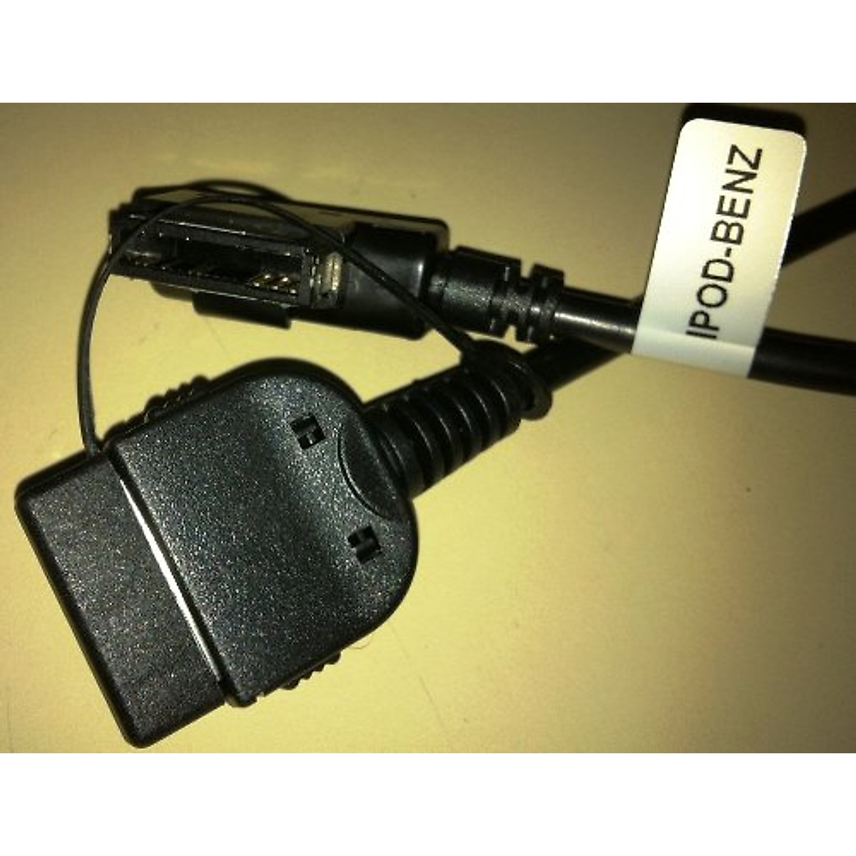 Xtenzi Extra Long Mercedes Benz Media Interface MMI Cable Adapter Cord Connect to 30- Pin - 4 Ft (Black)