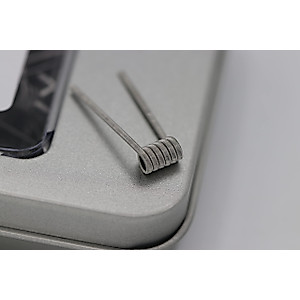 NNK Fused Clapton Coil Heating Resistance Wire Coil Nichrome Mixed Ni90+Ni80 0.26Ω Inner Diameter 3.0mm 100pcs/box