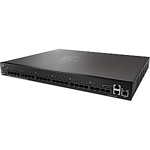 Cisco SG350XG-24F 24-Port 10G SFP+ Stackable Managed Switch - 2 Ports - Manageable - 3 Layer Supported - Modular - Optical Fiber, Twisted Pair