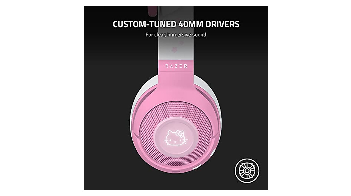 Razer Kraken BT Hello Kitty Wireless Headset - Low Latency & RGB Lighting