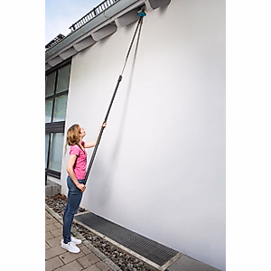 GARDENA CombiSystem Angle Broom: Comfortable Eckbesen for Removing e.g. Cobwebs in Corners, Variable Working Angle (3634-20)