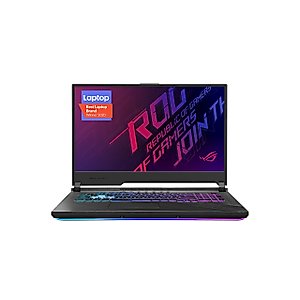ASUS ROG Strix G17 (2020) Gaming Laptop, 17.3” 144Hz IPS Type FHD Display, NVIDIA GeForce RTX 2070 SUPER, Intel Core i7-10750H, 16GB DDR4, 512GB PCIe NVMe SSD, RGB Keyboard, Windows 10, G712LWS-WB74