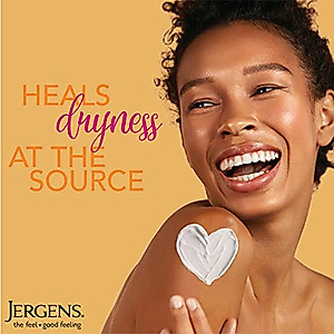 Jergens Ultra Healing Dry Skin Moisturizer, Body Lotion for Absorption into Extra Dry Skin, Use After Washing Hands, 10 Ounce, with HYDRALUCENCE blend, Vitamins C, E, and B5