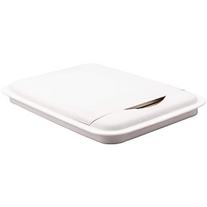 Hardware Resources CAN-50LIDW Waste Container Lid, White