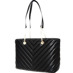 DKNY Veronica Medium Tote Black/Gold One Size