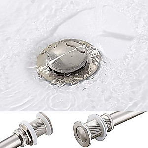 VOKIM Oval White Ceramic Vessel Sink and Faucet Combo -16" x 13" Modern Egg Shape Above Counter Bathroom Vanity Bowl,Brushed Nickel Faucet Matching Pop Up Drain Combo