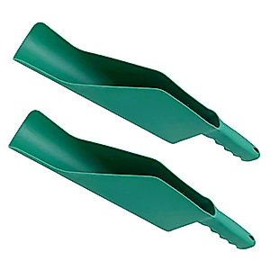 YARNOW 2pcs Gutter Shovel Ditch Supplies Garden Leaves Shovels Townhouses Cleaner Roof Tool for Tools Downspout Getter Spoon Gutters Guard Villas Cleaning Leaf Scoop Hand Home