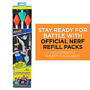 Dude Perfect Signature Bow Nerf Sports Biggest Nerf Bow with 2 Nerf Whistling Arrows For Kids, Teens, and Adults