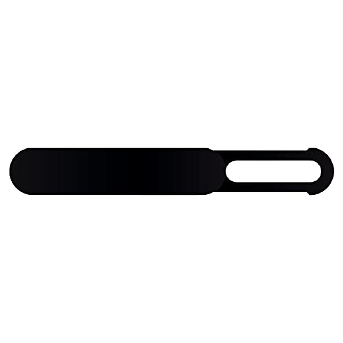 C-SLIDE Razor Webcam Cover | Ultra-Thin Sliding Camera Blocker | 2.38” x 0.48” by 0.8mm Thin | Camera Blocker for Computers, Tablets, Echos, Chromebook & More | Make Security a Priority | Black