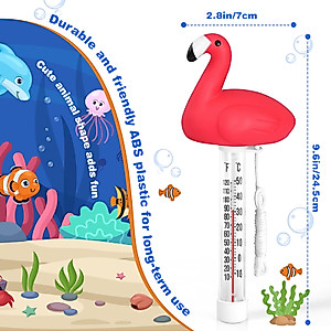 Floating Pool Thermometer, Pool Temperature Thermometer for Cold Plunge, Large Display, Easy to Read, Shatter Resistant, for Outdoor & Indoor Swimming Pools, Spas, Hot Tubs & Aquariums