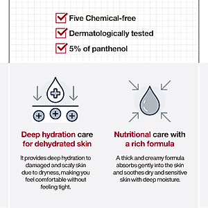 Illiyoon Ultra Repair Intensive Care Cream - Moisturizing Lotion for Face and Body, Enhancing Moisture Barrier, Moisturizer for Dry and Sensitive Skin, 6.76 Fl Oz (200ml)