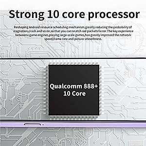 ExAchat G14 Pro MAX Unlocked Cell Phones, 6.82-inch HD Screen Phone, 3+64G Dual SIM Phone with A 128G Memory Card for Android 10 (Four Colors to Choose from) (Purple)