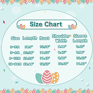 XIFAMNIY Easter Outfits Baby Girls Boys Bunny Romper Bodysuit Jumpsuit Infant Newborn with Rabbit Hat