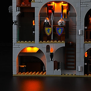 BRIKSMAX Led Lighting Kit for LEGO-10305 Lion Knights' Castle - Compatible with Lego Icons Building Blocks Model- Not Include The Lego Set