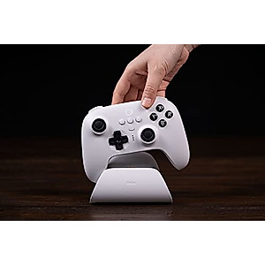 8Bitdo Ultimate Bluetooth Controller with Charging Dock, Bluetooth Controller Wireless Switch Controller for Switch and Windows(White)