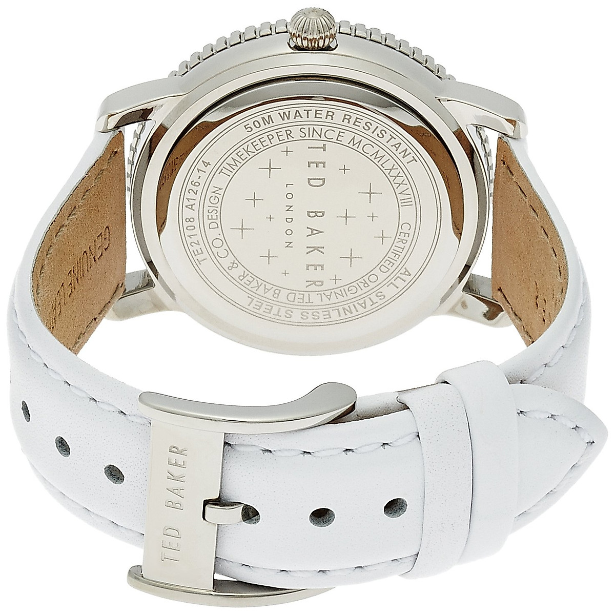 Ted Baker Women's TE2109 Smart Casual Three-Hand Leather Watch