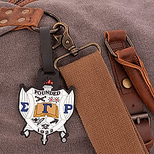 Sigma Gamma Rho Luggage Tag Sorority Bag (PVC Luggage Tag - Crest)