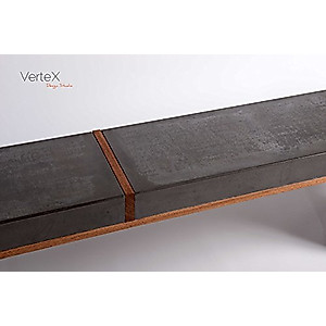 Concrete Black Bench