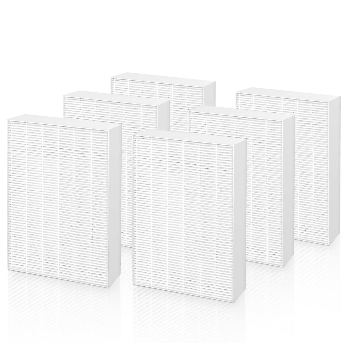 6-Pack HPA300 Replacement Filter R for Honeywell HPA300 Air Purifi-ers, Fits HPA300, HPA090, HPA100, HPA200 Series, and HPA5300, HRF-R1 HRF-R2 & HRF-R3
