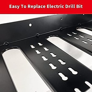Foozet Power Tool Organizer and 2 Layers Power Tool Storage Rack,Drill and Tool Storage,Cordless Drill Storage,Wall Mount Tool Organizer
