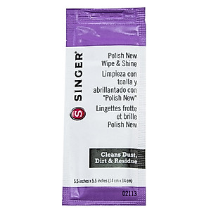 SINGER Shine Sewing Machine Cleaning Wipes