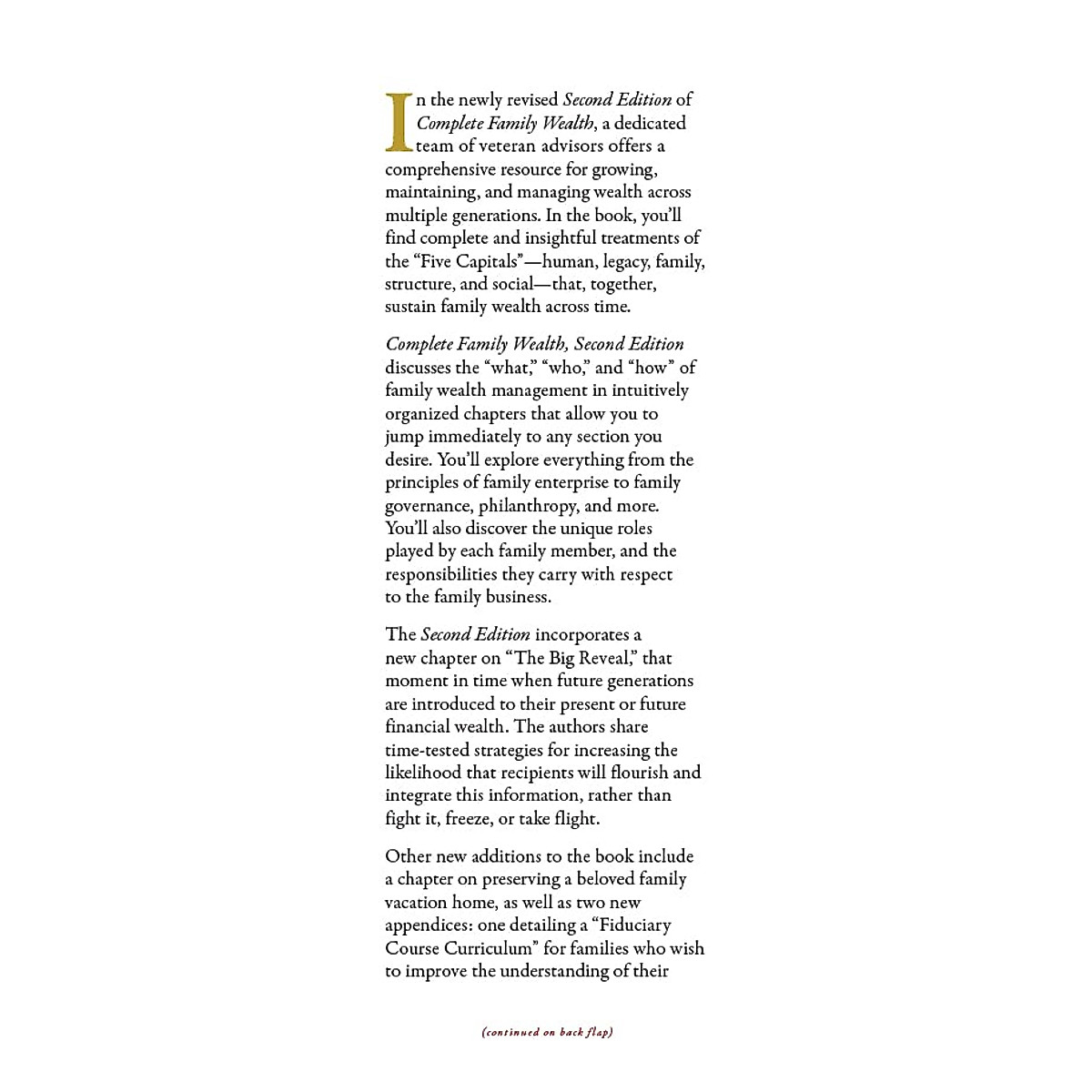 Complete Family Wealth: Wealth as Well-Being (Bloomberg)