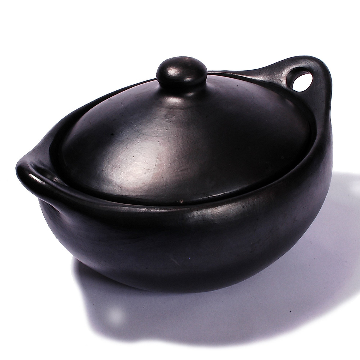 Ancient Cookware Oval Chamba Clay Casserole, Small, 2.5 Quarts