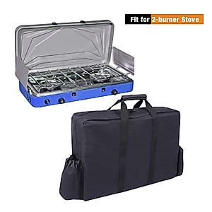 REDCAMP Camp Stove Burner Carry Bag, Stove Carry Case Portable for Camping Stove Gas Grill Accessories, 24"L x 5.1"W x 17.7"H