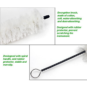 Y-Axis 10 Pcs Flute Cotton Cleaning Brush Kit