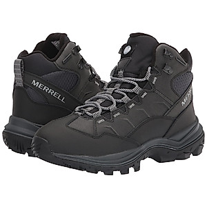 Merrell Men's Thermo Chill Mid Waterproof Snow Boot, Black, 9 Wide