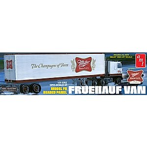 AMT Fruehauf 40' Semi Trailer (Miller Beer) 1:25 Scale Model Kit