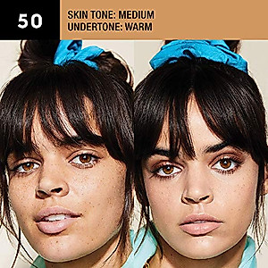 Urban Decay Hydromaniac Tinted Moisturizer - 24HR Hydrating & Glowy Medium Coverage Foundation - With Kombucha Filtrate + Marula Oil - Lightweight, Dewy Skin Finish – 50 Medium Warm, 1.1 Oz