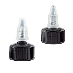 XGNG 24PCS Replacement Caps Natural Twist Top Caps Dispensing Caps for Squeeze Bottles Angelus Paint Bottles
