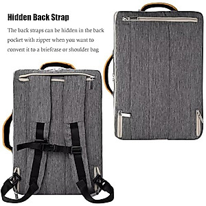 ECCRIS 17.3 in Laptop Shoulder Bag Compatible with Asus Vivobook 17, Zenbook Pro 17, Compatible with Alienware m17 R5 R4, X17 X17 R2