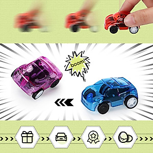 200 Pcs Filled Easter Eggs with Mini Pull Back Cars Include 100 Pcs Mini Pull Back Cars and 100 Pcs Colorful Easter Egg Cars Toy Vehicles for Easter Basket Stuffers Easter Eggs Hunt and Party Favors