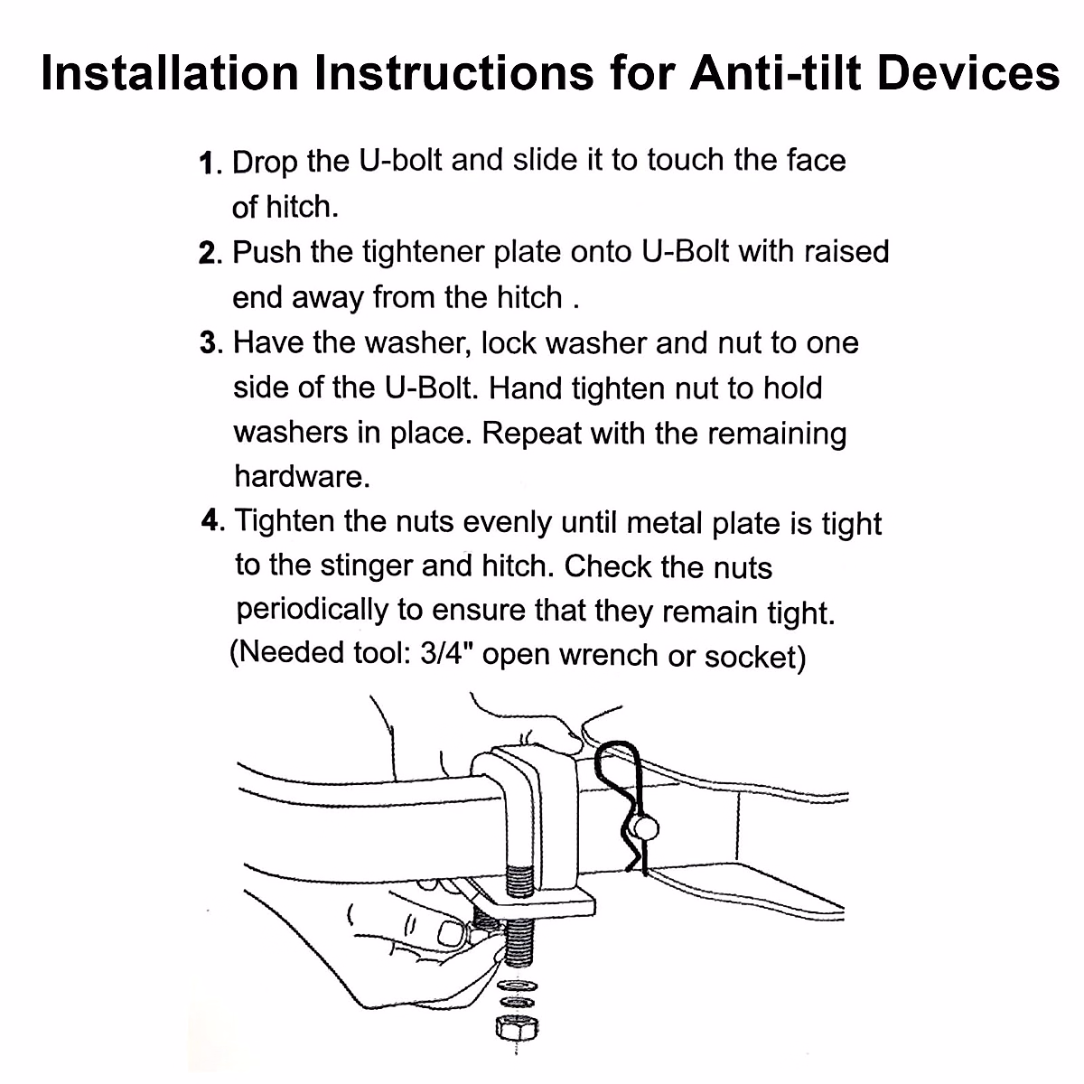 IRONMAX Hitch Cargo Carrier with Ramp, Heavy Duty Folding Mobility Scooter Wheelchair Hitch-Mounted Carrier for Car, Truck, SUV, RV, 500LBS Weight Capacity