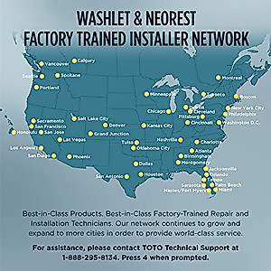 TOTO SW3023#01 WASHLET KC2 Round Electronic Bidet Toilet Seat, Cotton White