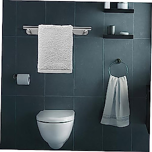 Cabinet Door Towel Holder 4 Sets s Towel Hooks Hanging Rod Hanging Ring Hook up X1 Silver 304 Stainless Steel Towel Ring Stainless Steel Stainless Steel Hook