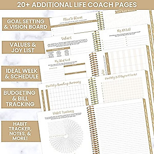 bloom daily planners 2023-2024 (8.5" x 11") Academic Year Day Planner (July 2023 - July 2024) - Weekly/Monthly Dated Agenda Organizer with Tabs - Zodiac