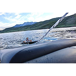 Wakesurf Rope with Handle - Adjustable 25 Foot Tow Rope with 10" Handle (White)