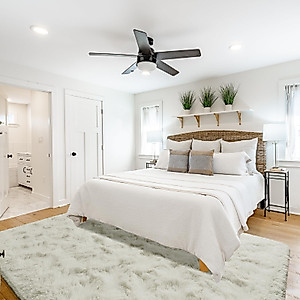 Terrug Fluffy Large Area Rugs for Living Room Bedroom, Cream 6x9 Rug Washable Shag Carpet, Super Soft Fuzzy Plush Non-Slip Cute Modern Kids Rug for Nursery College Dorm Classroom Kids Room Home Decor