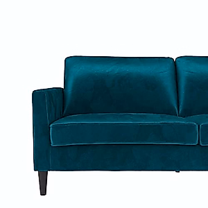 Mr. Kate Winston Sofa with Pocket Coils, Green Velvet